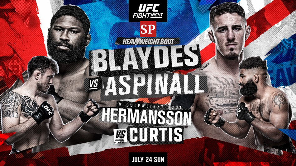 UFC Fight Night 208: Blaydes vs Aspinall Odds and Prediction - SportPaedia