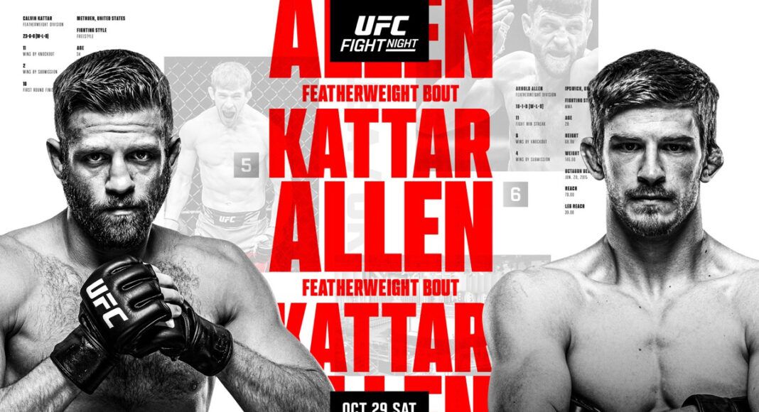 Kattar vs Allen: Preview, Date, Time, Livestream, Venue, and Fight ...